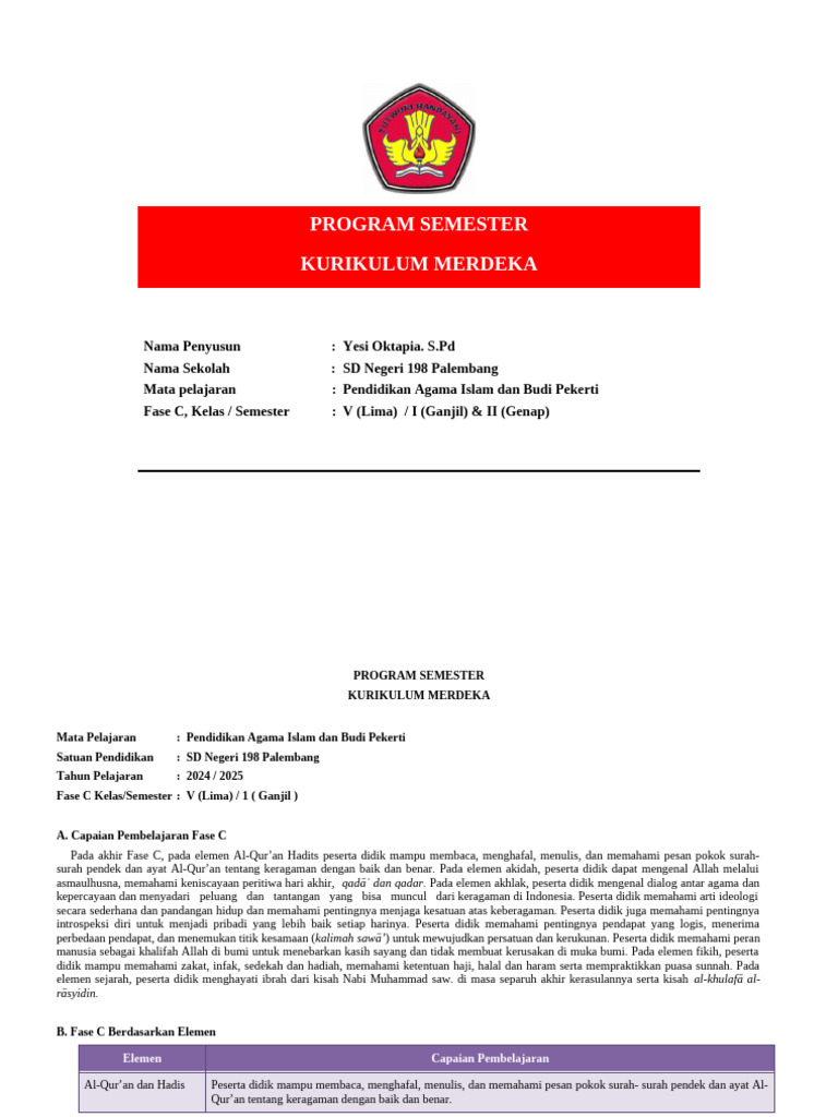 Prosem SMT 1 Dan 2 | PDF