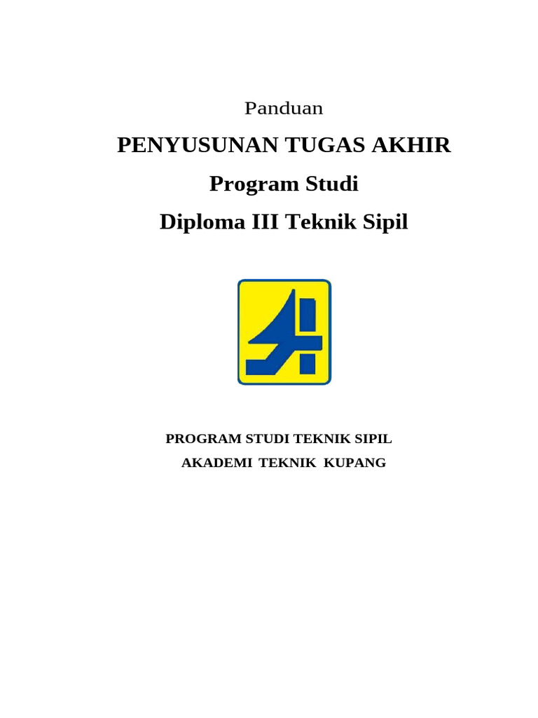 Panduan-Penyusunan-Tugas-Akhir-Kelas A | PDF