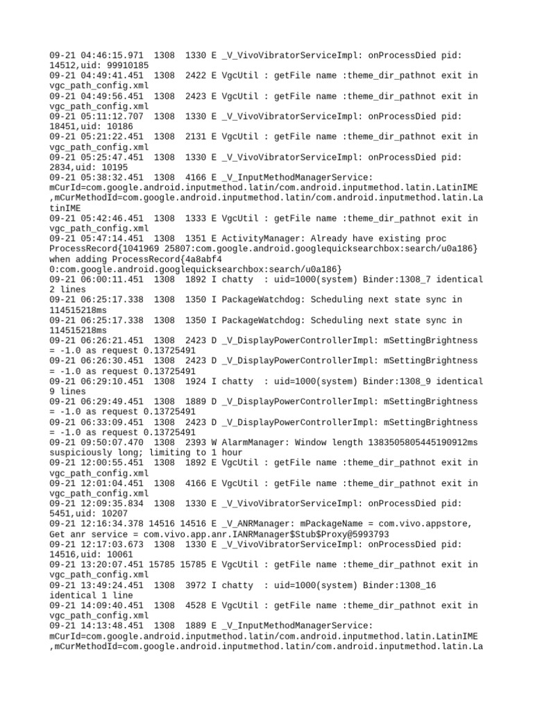 Log | PDF | Operating System Technology | Computer Science