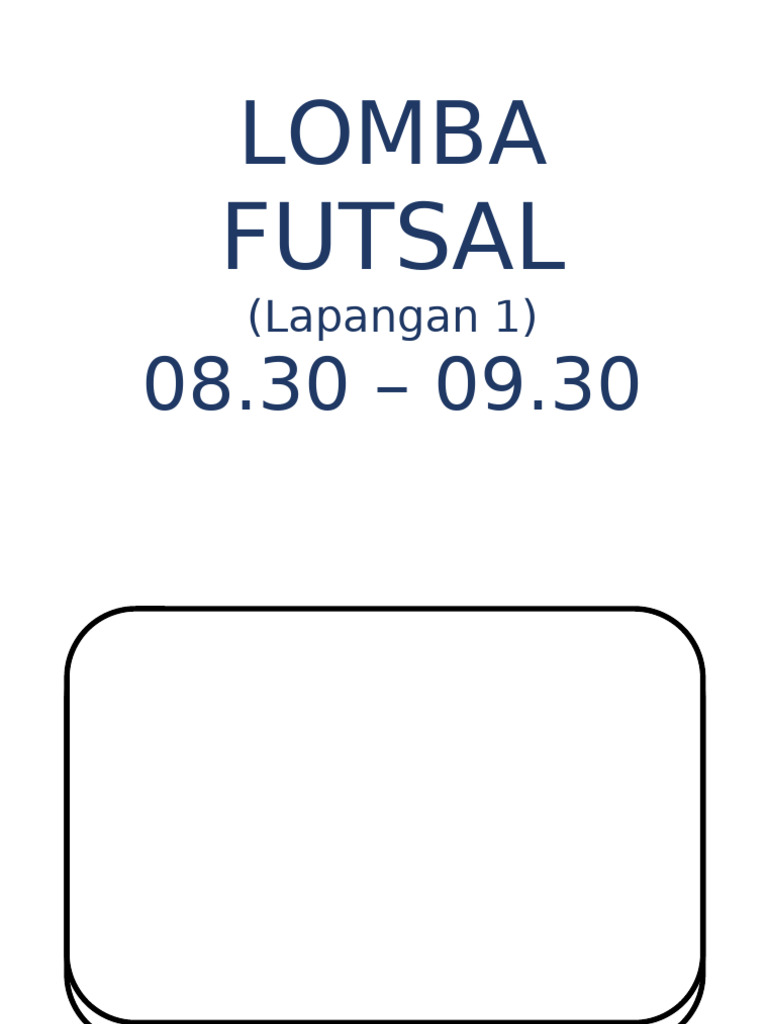 Denah Lomba Perkelas | PDF