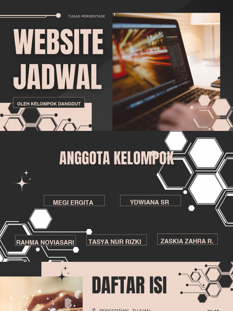 Rancangan Website Jadwal Pelajaran | PDF