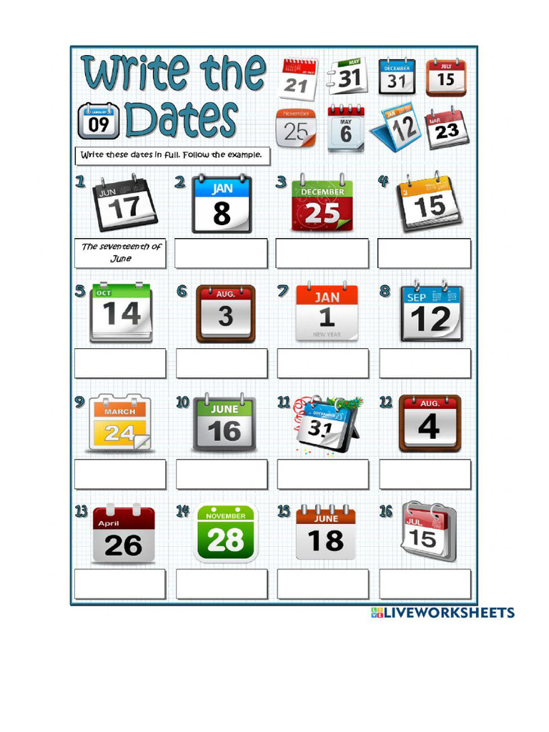 Write The Date | PDF