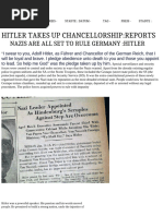 Understanding the Führer Principle | PDF | Adolf Hitler | Nazism