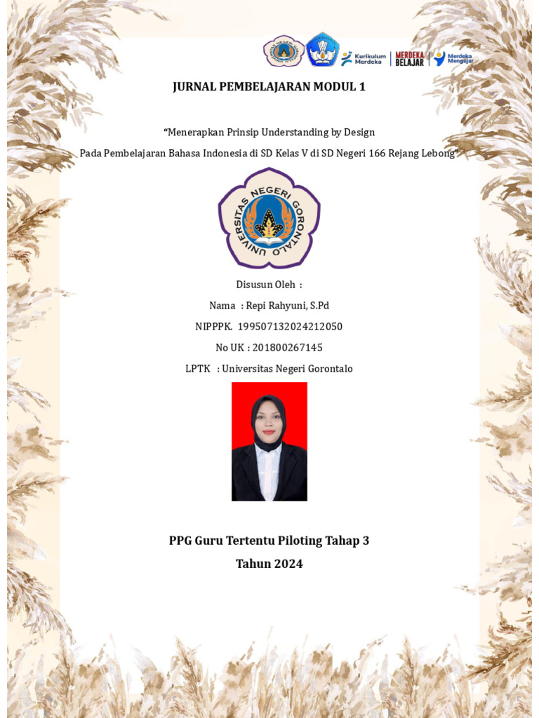 Jurnal Pembelajaran Modul 1 Repi | PDF