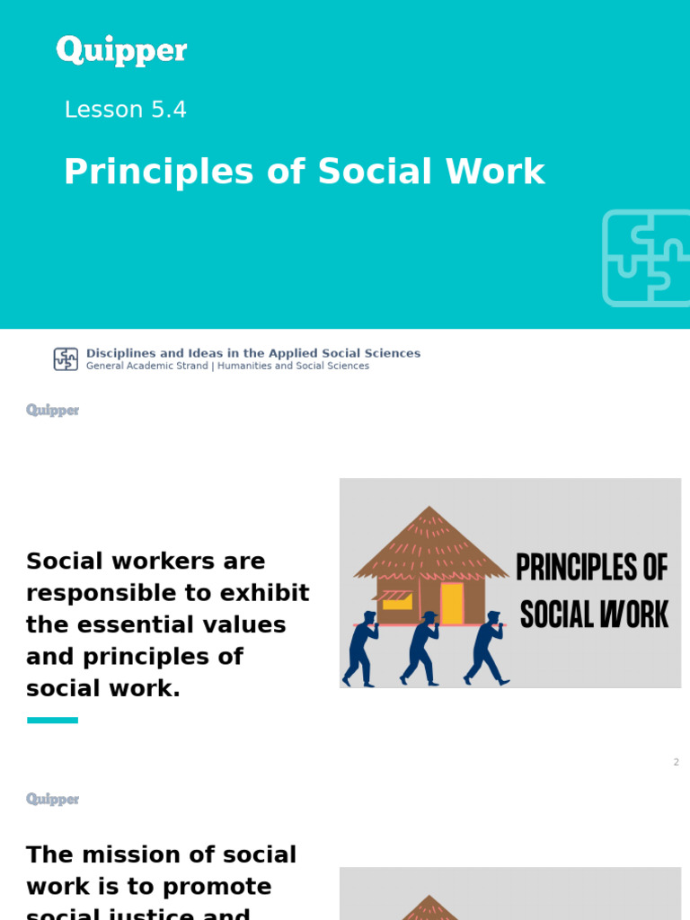 Principles of Social Work Explained | PDF | Social Work | Psychology