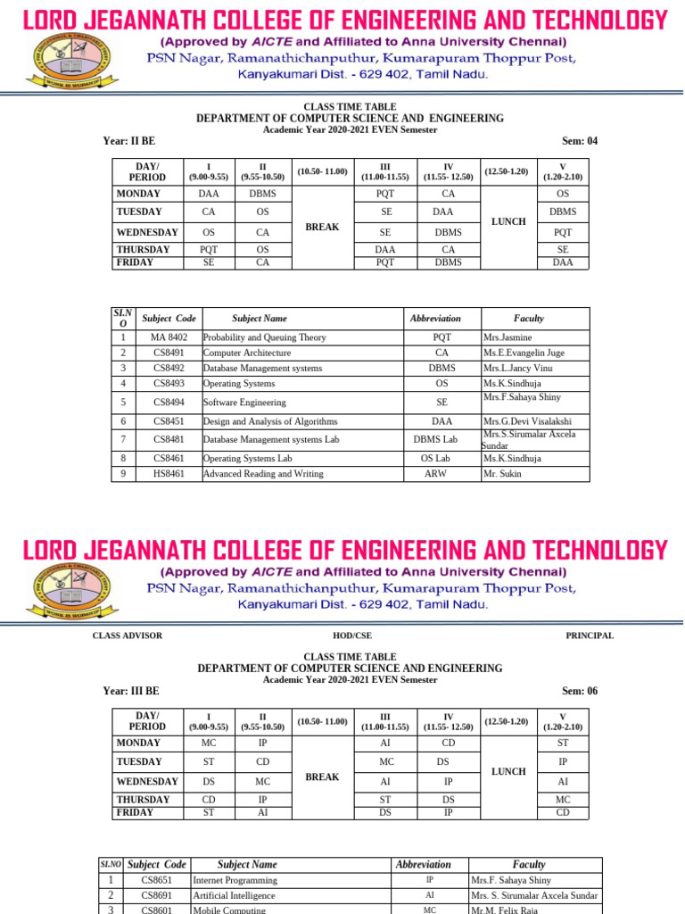 20-21 EVEN | PDF | Computing | Computer Engineering