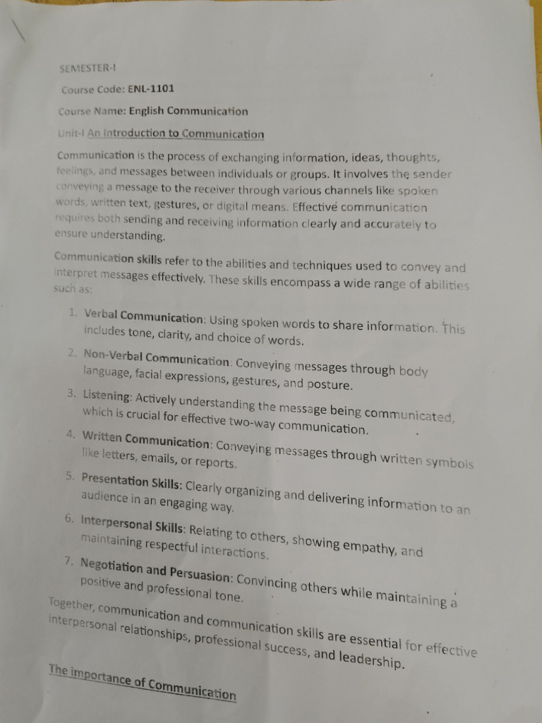 English Notes | PDF