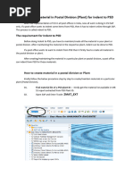 Indent Procedure from HO/SO to PSD in SAP | PDF