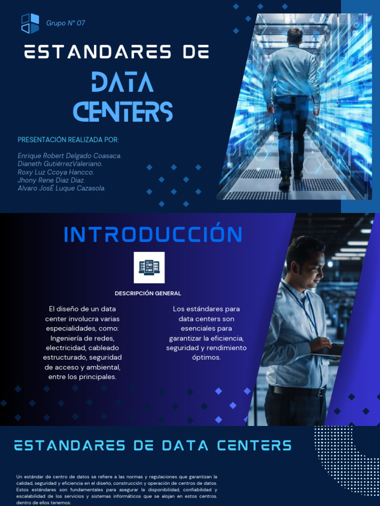 ESTANDARES DE UN DATA CENTER | PDF | Centro de datos | Organización internacional para la ...