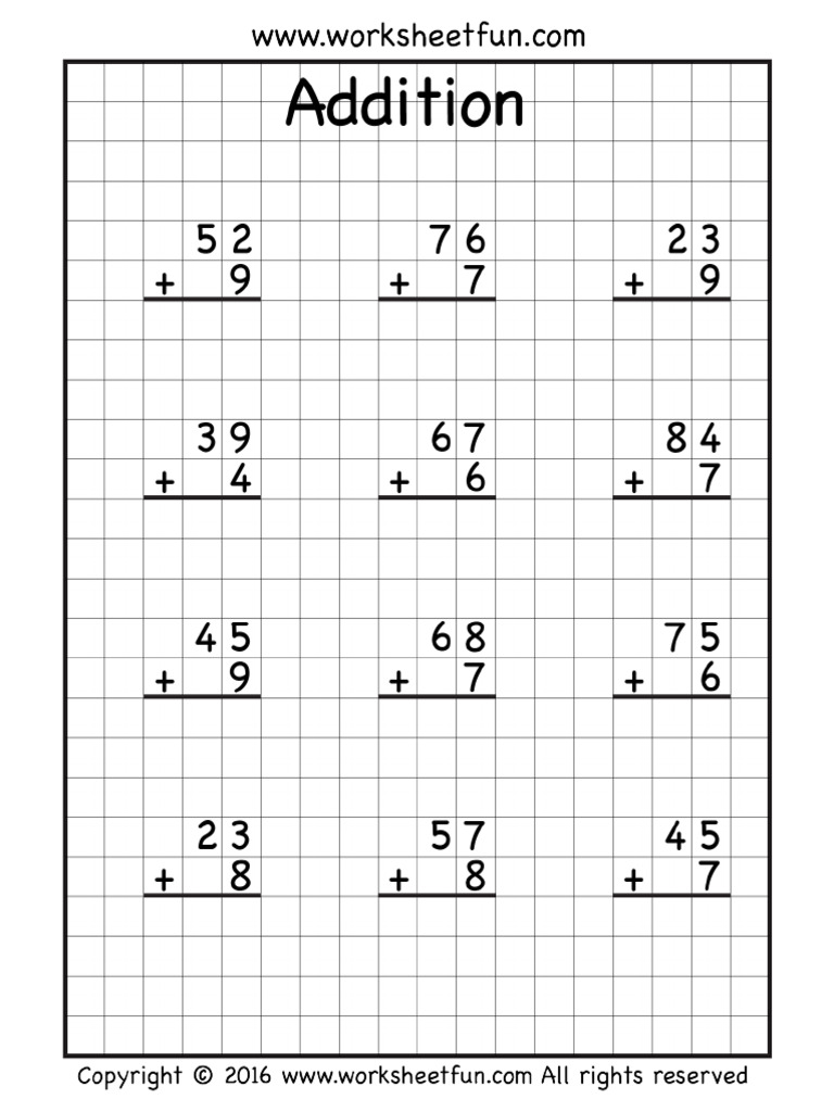 Simple Math Practice | PDF