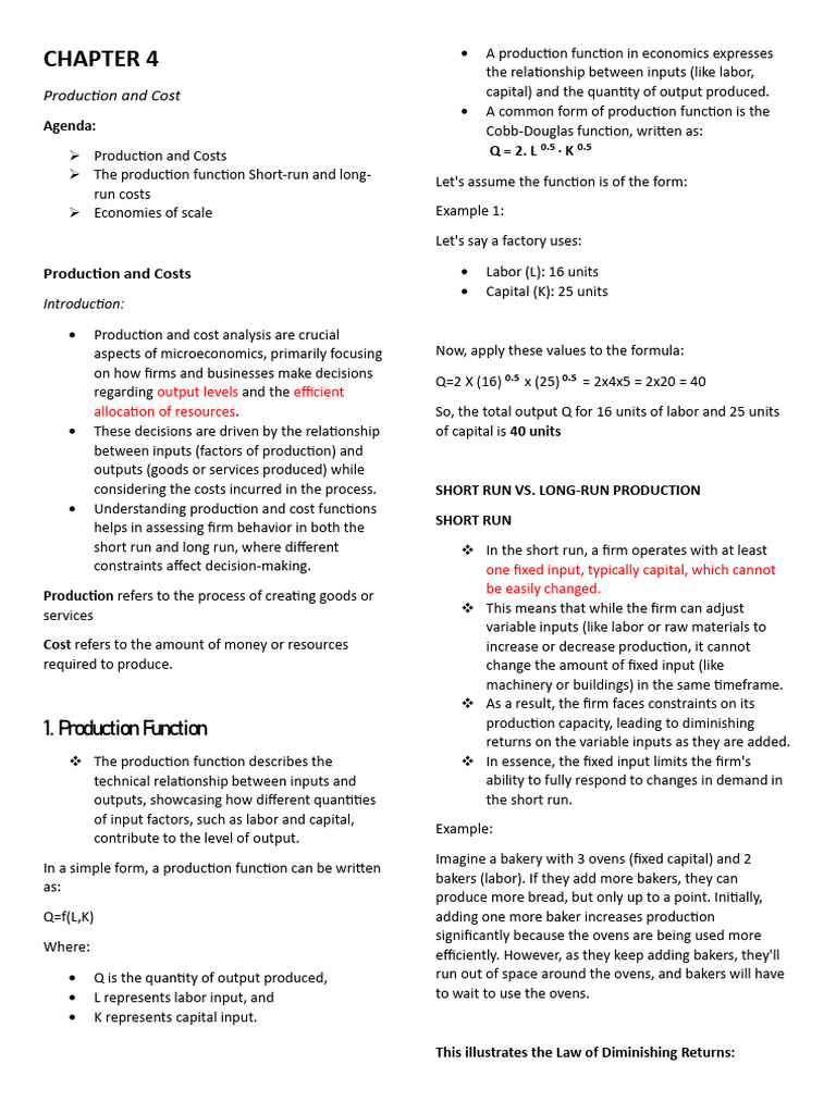 Chapter 1 4 Bc101 Notes | PDF | Demand | Elasticity (Economics)