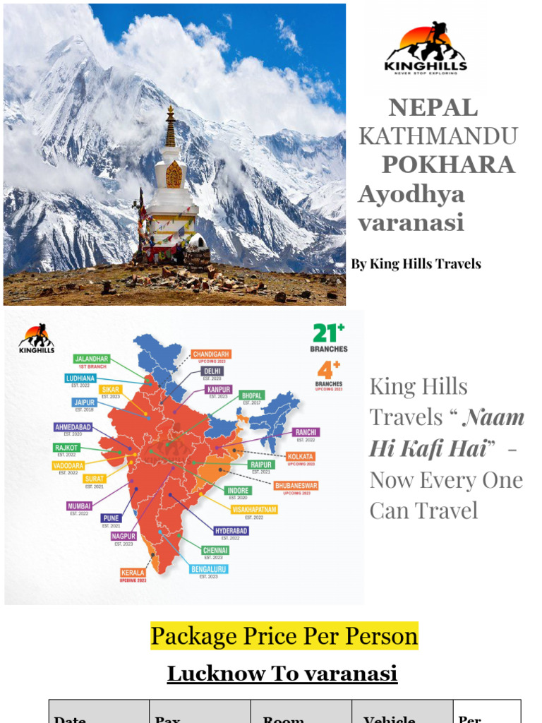 Nepal with Ayodhya & varanasi (2) | PDF | Kathmandu