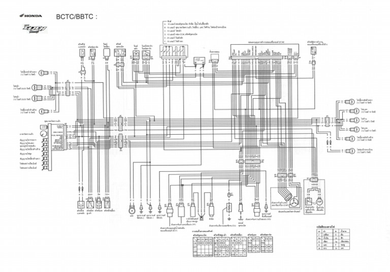 Wiring Diagram HONDA Click125i BCTC BBTC | PDF