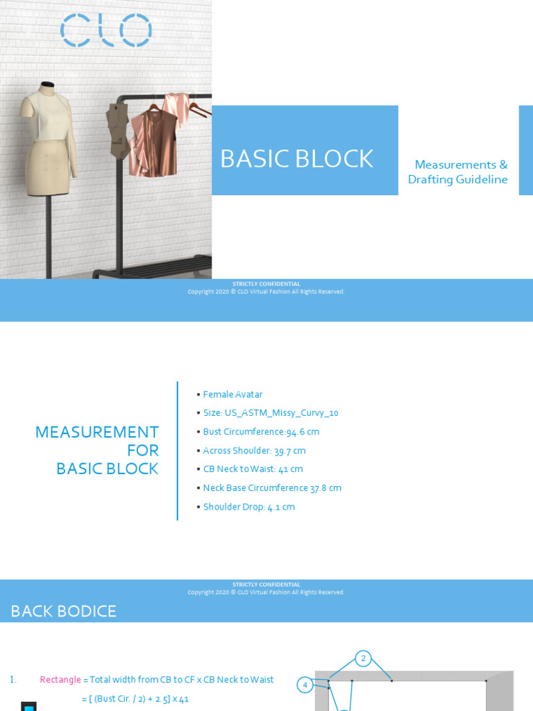 Basic Block Handout | PDF | Sewing
