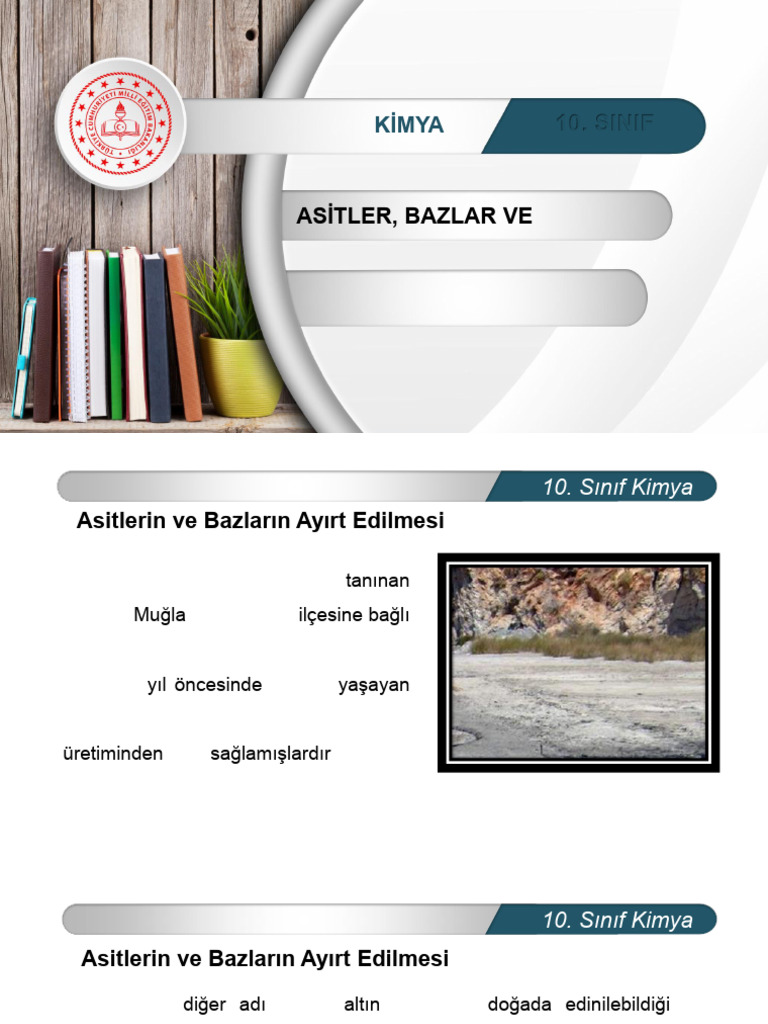 Kimya: 10. SINIF | PDF