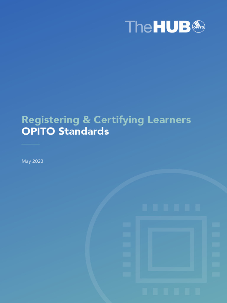 OPITO Registering and Certifying Learners With OPITO v2 | PDF ...