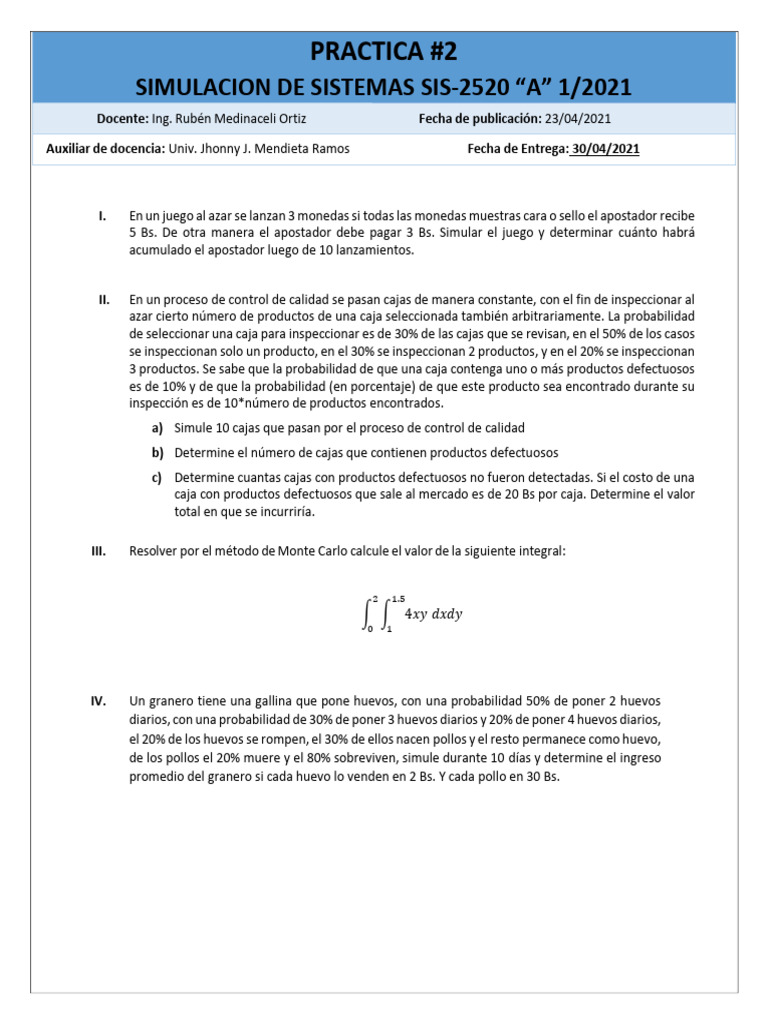 Practica2 1-2021 | PDF | Probabilidad
