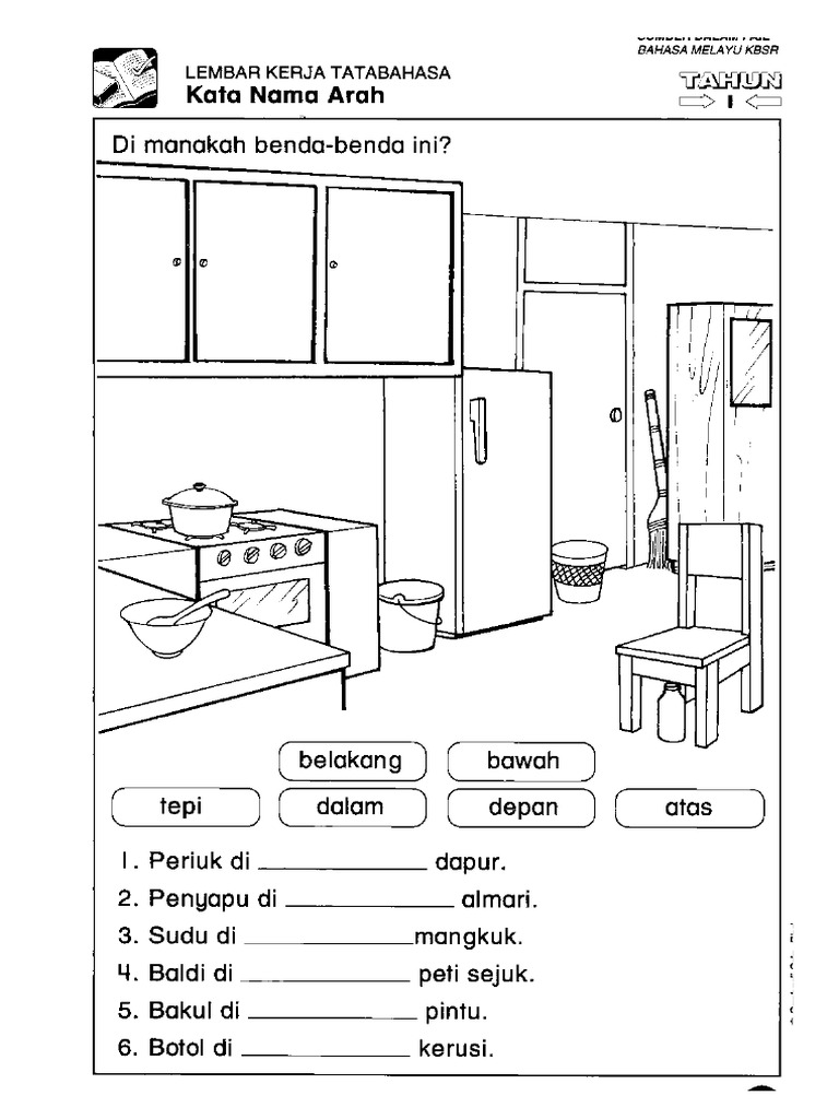 kata arah tahun 1 | PDF