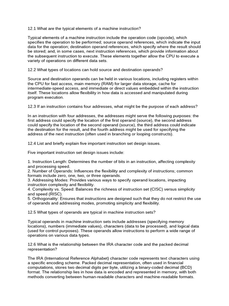 TuongAnhKiet Assessing Exercises of Chapter 12 | PDF | Binary Coded Decimal | Bit