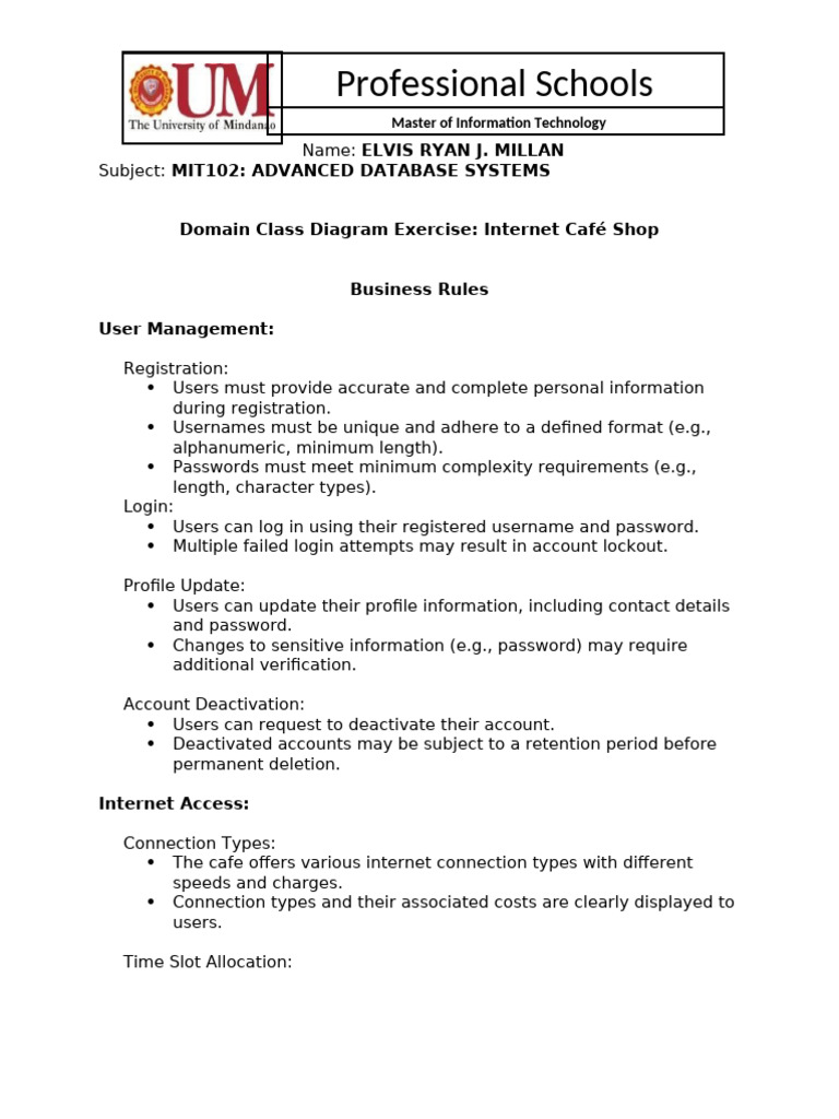 UM MIT ADS Millan Assignment1 | PDF | Password | User (Computing)