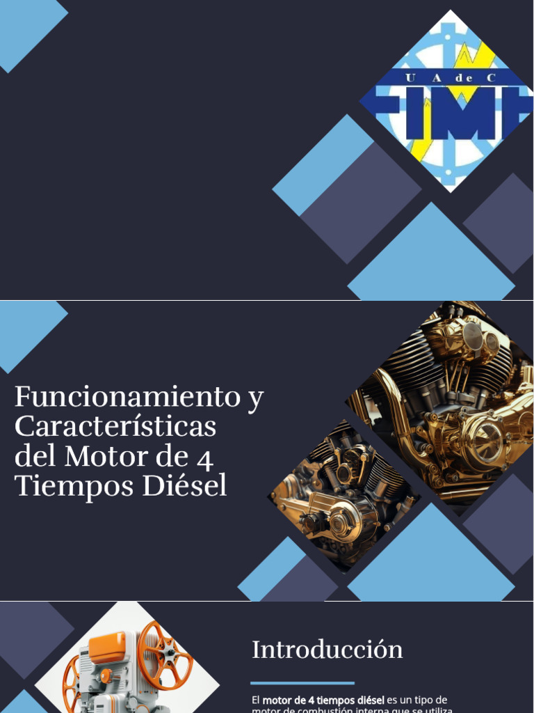 Wepik Funcionamiento y Caracteristicas Del Motor de 4 Tiempos Diesel 20240225200841BZNL | PDF