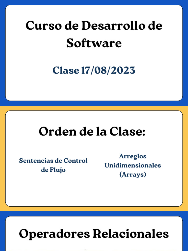 Curso Java: Control de Flujo y Bucles | PDF