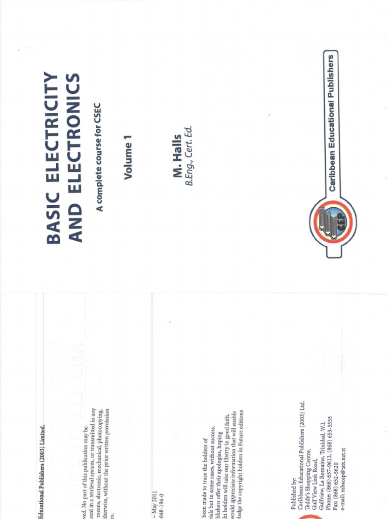 Basic Electronics Volume 1 | PDF