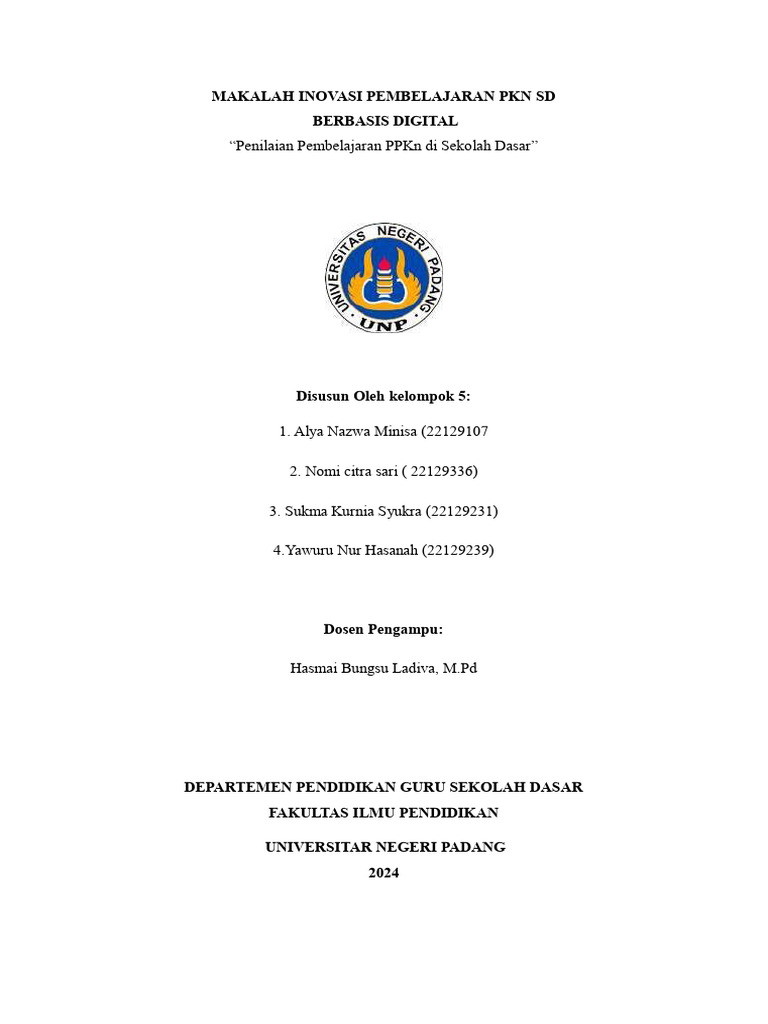 Makalah PKN - Kel 5 | PDF