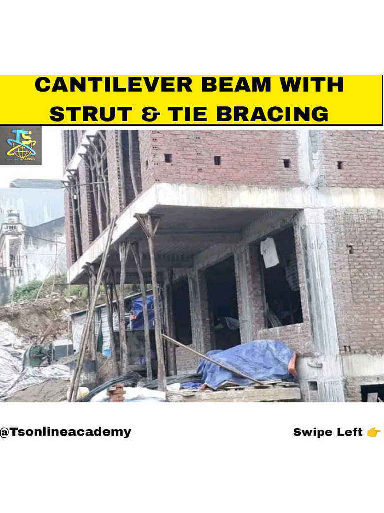 Cantilever Beam With Strut & Tie Bracing | PDF