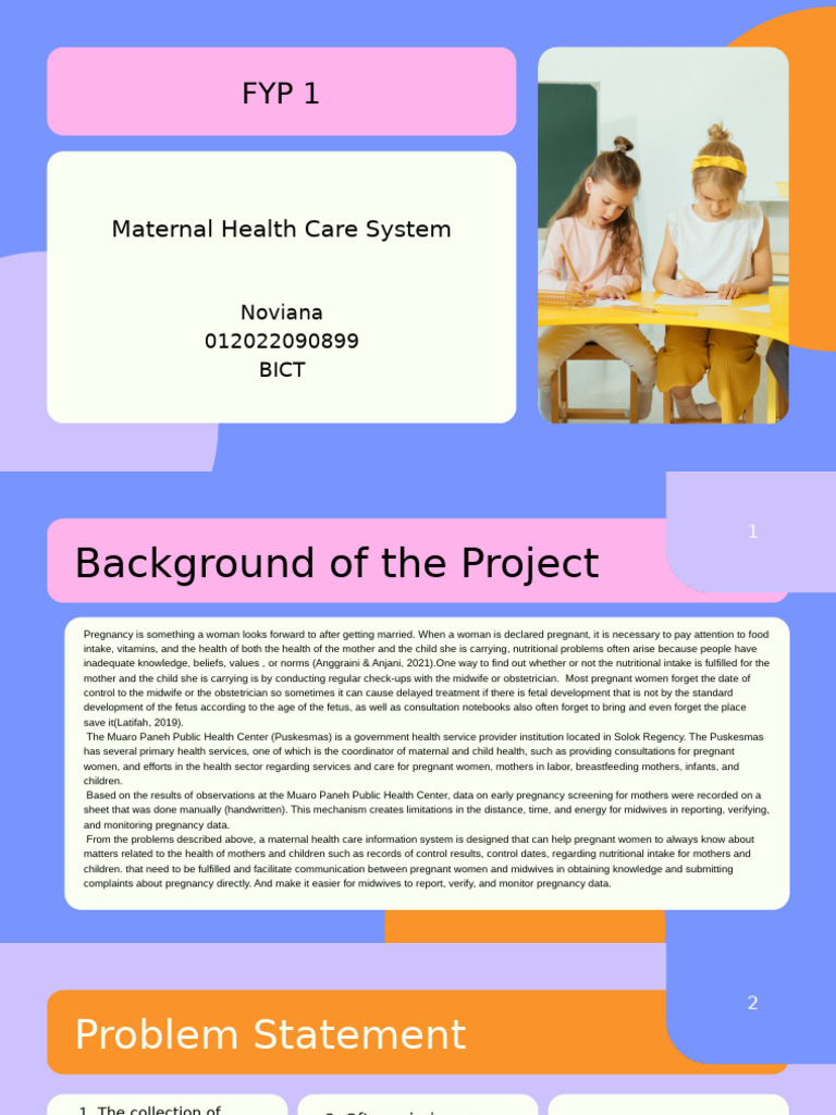 Maternal Healt Care System Presentation | PDF | Pregnancy | Maternal Health