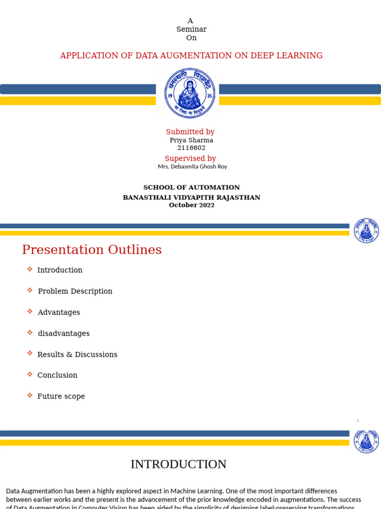 Data Augmentation in Deep Learning | PDF | Deep Learning | Artificial ...