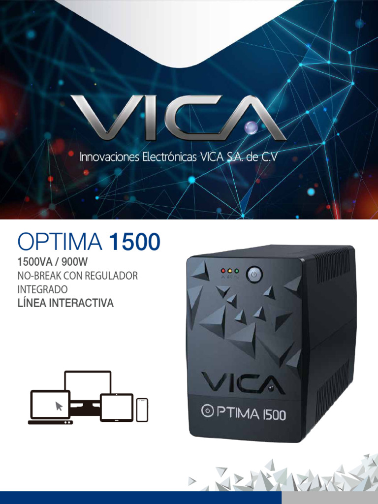 FT Optima 1500 | PDF | Ingenieria Eléctrica | Ingeniería Informática