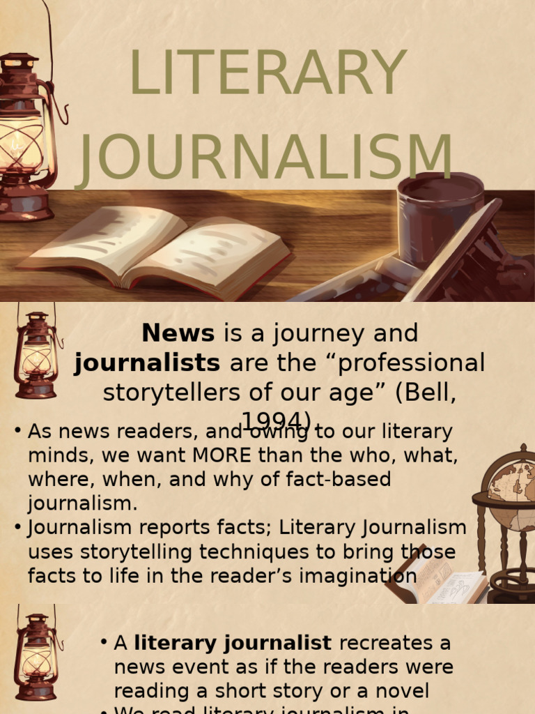Literary Journalism | PDF | News | Journalism