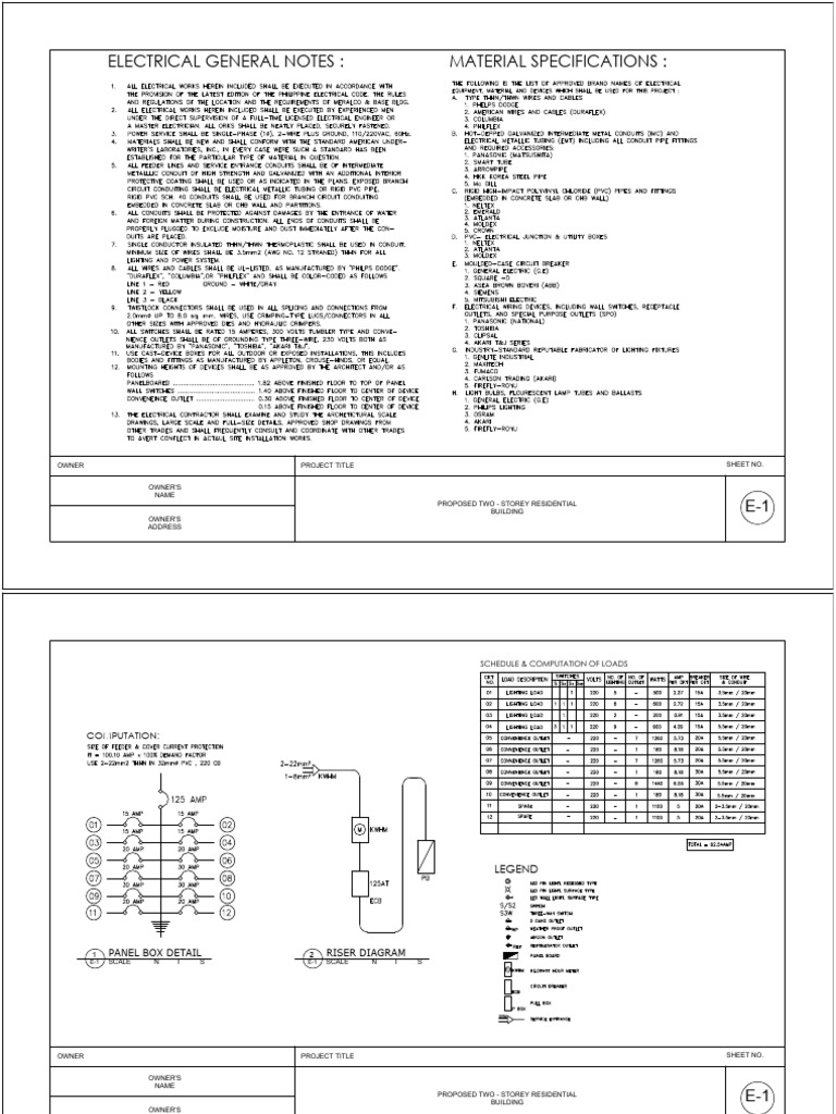 ELECTRICAL SHEETS | PDF | Floors | Pedestrian Infrastructure