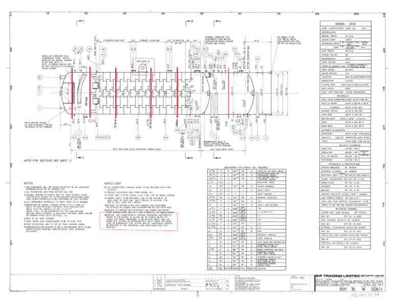Strip Column - E101 (Sample Drawing) | PDF