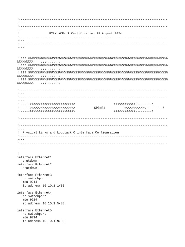 Exam Spine | PDF
