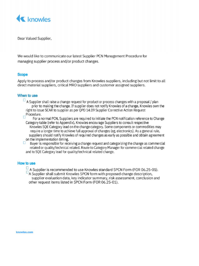 Supplier PCN Management Procedure Introduction May 2023.pdf - Supplier ...