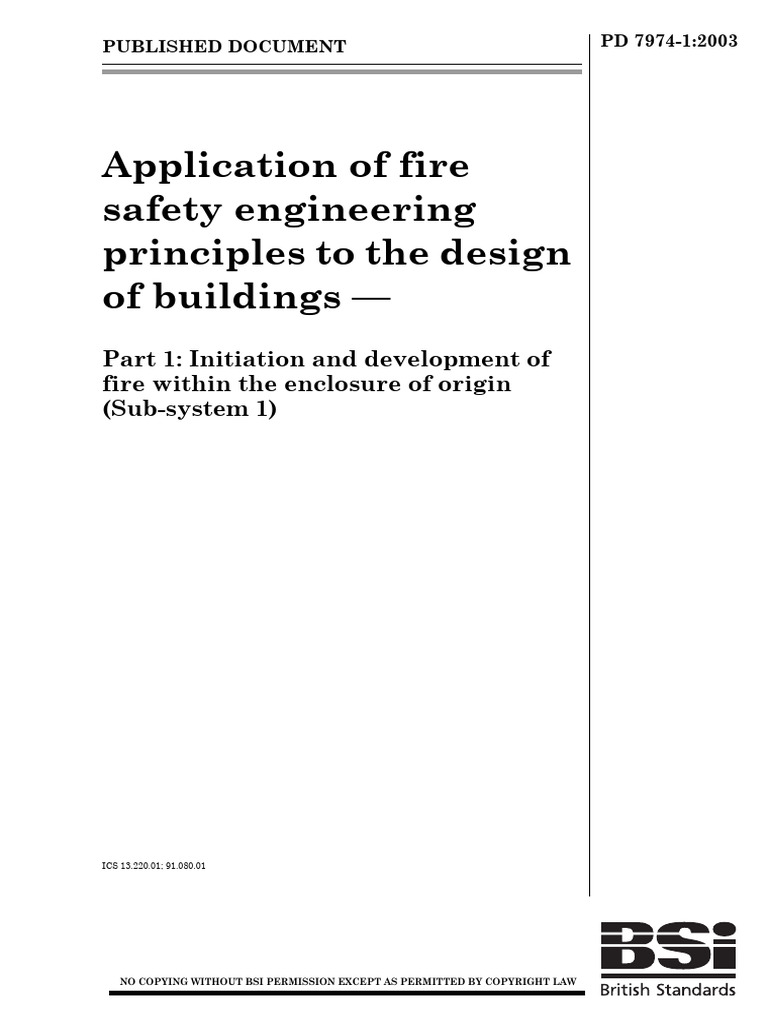 Fire Safety Engineering Guide | PDF