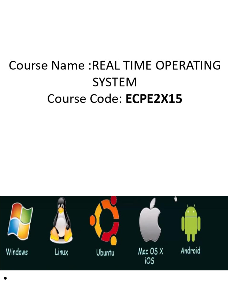 UNIT 1 RTOS | PDF | Operating System | Kernel (Operating System) UNIT 1 RTOS | PDF | Operating System | Kernel (Operating System)