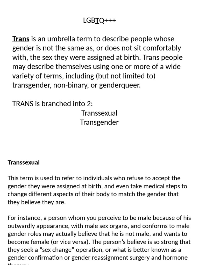 Lgbtq+++ Wps Office | PDF | LGBTQIA+ Studies | Transgender