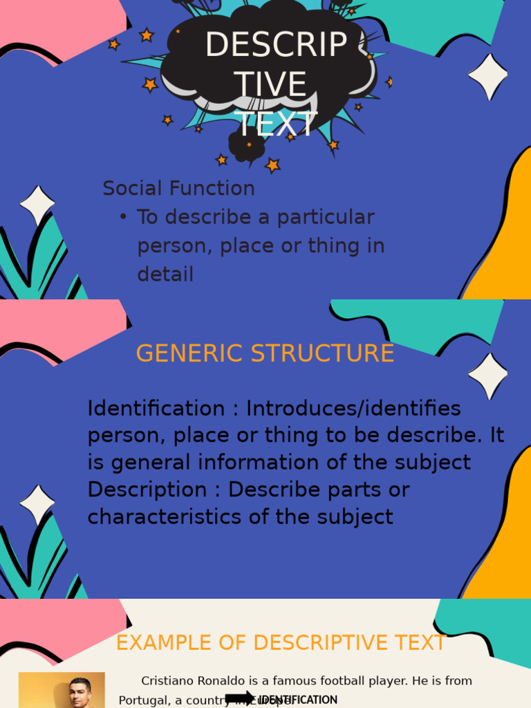 Descriptive Text Person | PDF