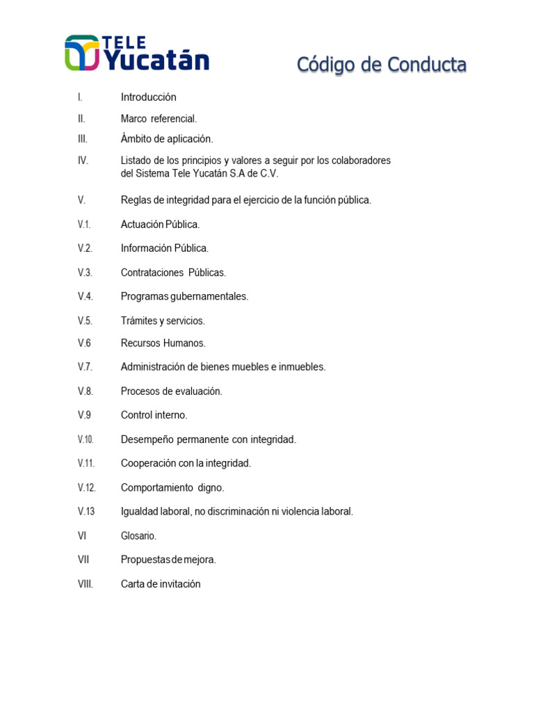CODIGO DE CONDUCTA | PDF | Responsabilidad | Discriminación