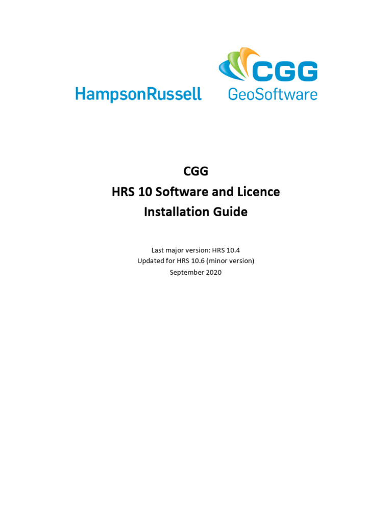 HRS 10.6 Installation Guide | PDF | Installation (Computer Programs ...