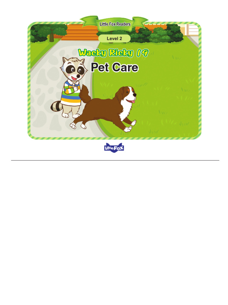Lv02-019 - Wacky Ricky 19 - Pet Care | PDF