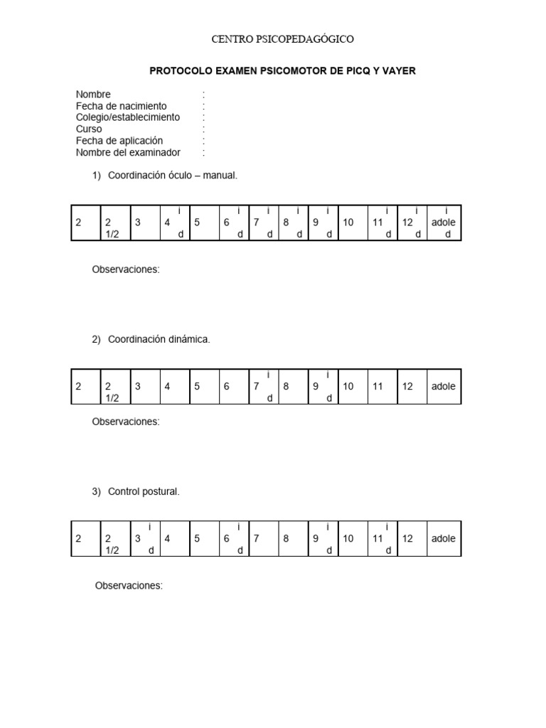 protocolo-de-picq-y-vayer-1 | PDF