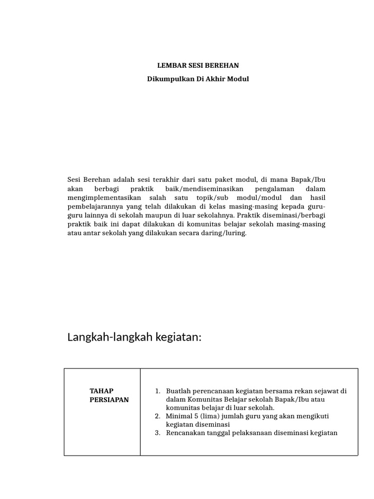 Sesi Berehan - Ading | PDF