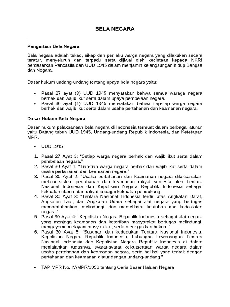 Bela Negara | PDF