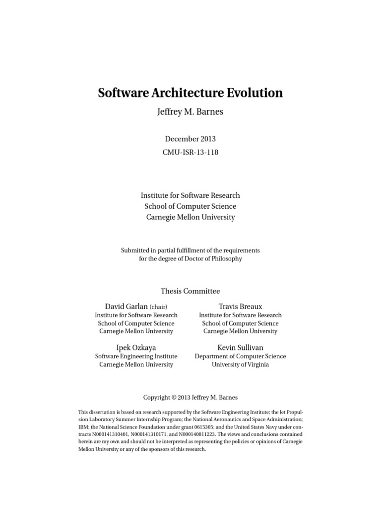 Software Architecture Evolution | PDF | Cloud Computing | Theory