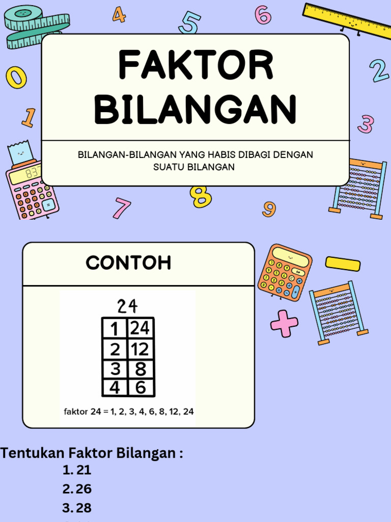 Bilangan Faktor | PDF