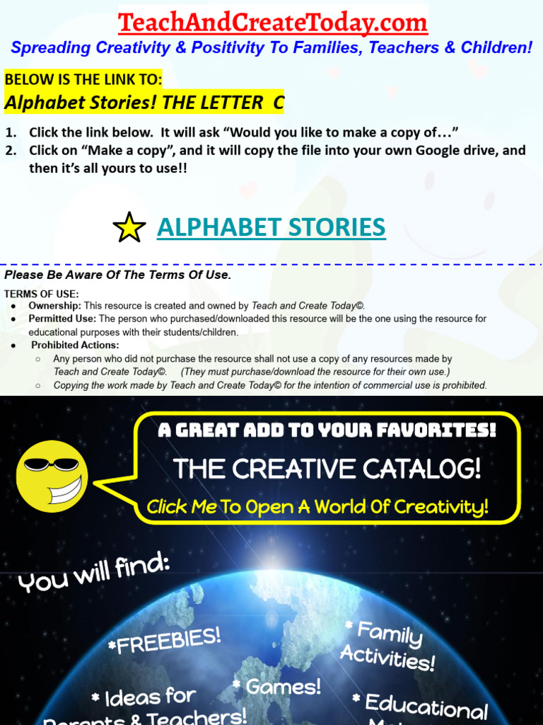 Alphabet Stories: The Letter C | PDF